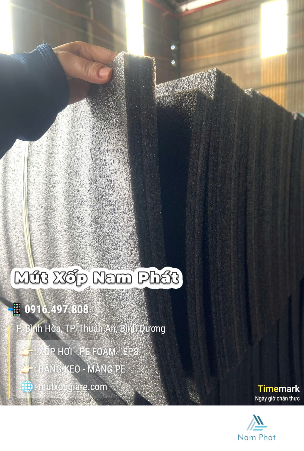 TẤM MÚT PE FOAM ĐEN GIÁ KHO TẠI BÌNH DƯƠNG - MÚT XỐP NAM PHÁT